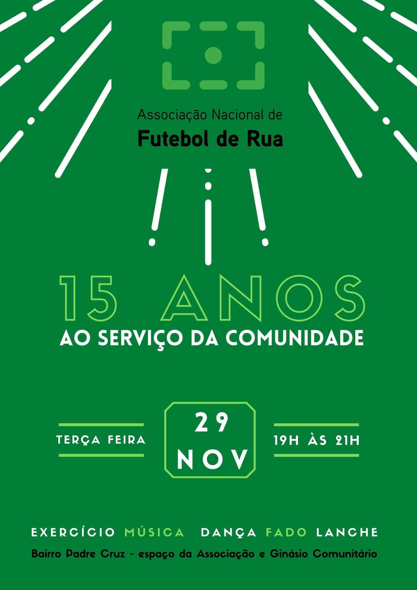 15º ANIVERSÁRIO da ANFR: CONVITE - Associação Nacional de Futebol Rua